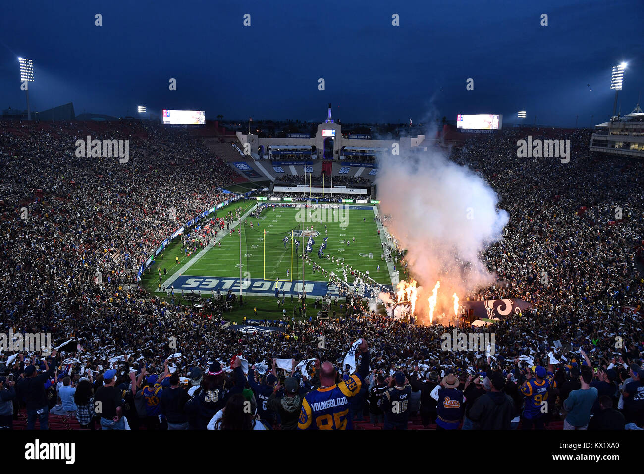 Los Angeles, CA, USA. 6th Jan, 2018. A view of the Los Angeles Memorial ...