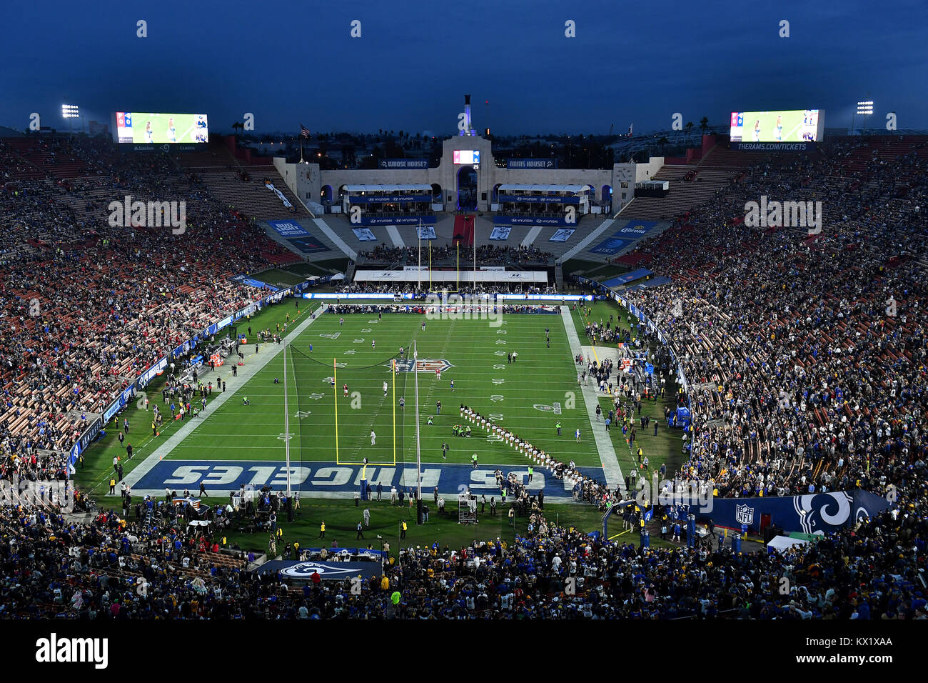 Los Angeles, CA, USA. 6th Jan, 2018. A view of the Los Angeles Memorial ...