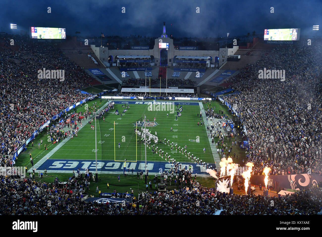 Los Angeles, CA, USA. 6th Jan, 2018. A view of the Los Angeles Memorial ...