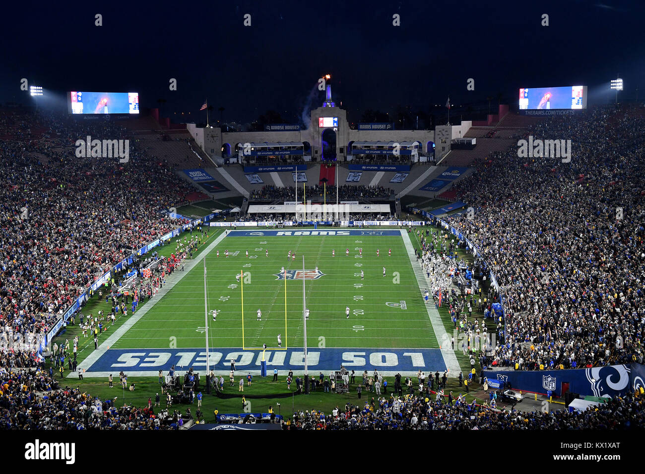Los Angeles, CA, USA. 6th Jan, 2018. A view of the Los Angeles Memorial ...