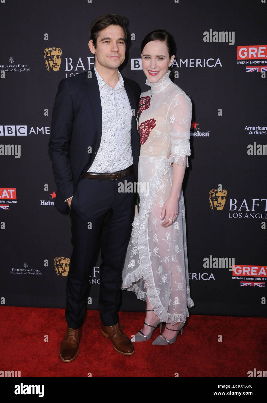 06 January 2018 - Beverly Hills, California - Jason Ralph, Rachel ...