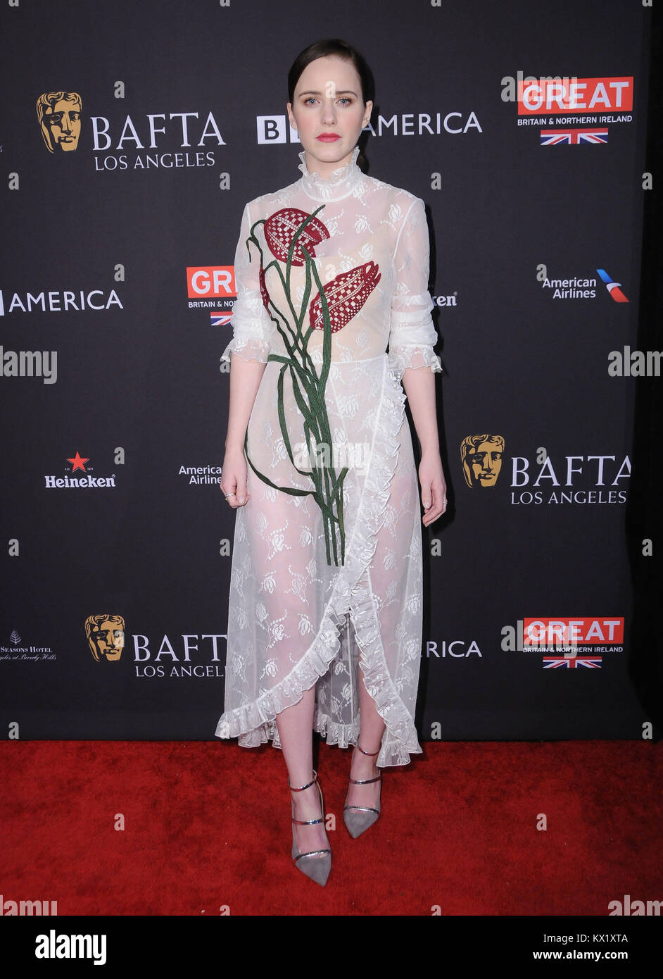 06 January 2018 - Beverly Hills, California - Rachel Brosnahan. 2018 ...