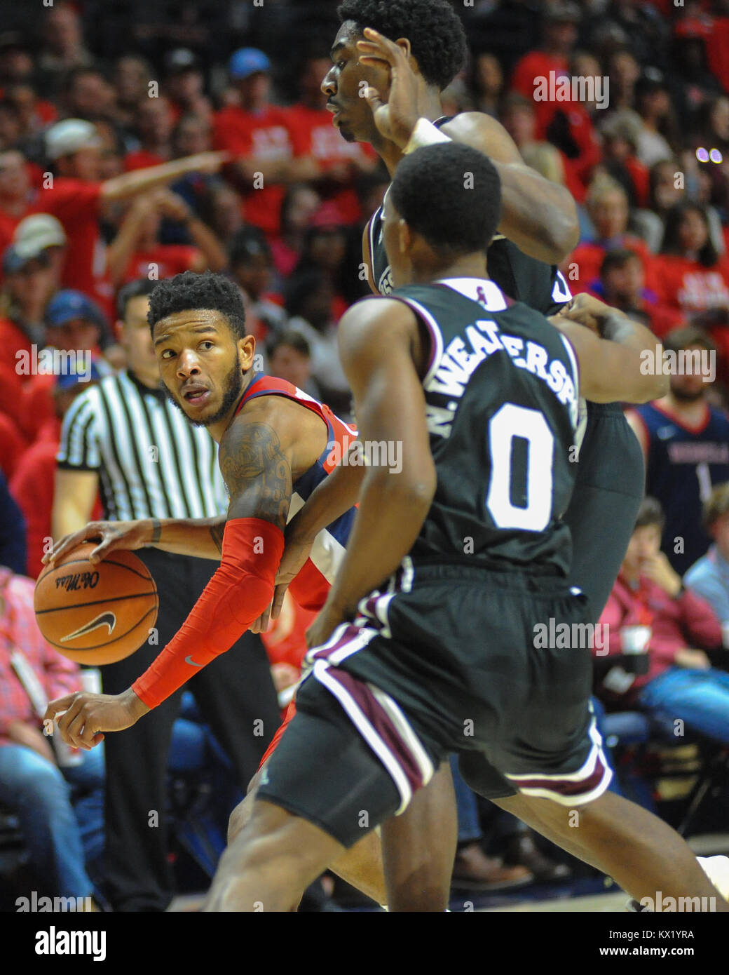 January 06, 2018; Oxford, MS, USA; Ole' Miss Rebels guard, MARKEL ...