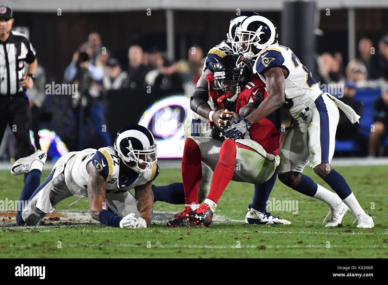 Los Angeles, CA, USA. 6th Jan, 2018. Atlanta Falcons wide receiver ...