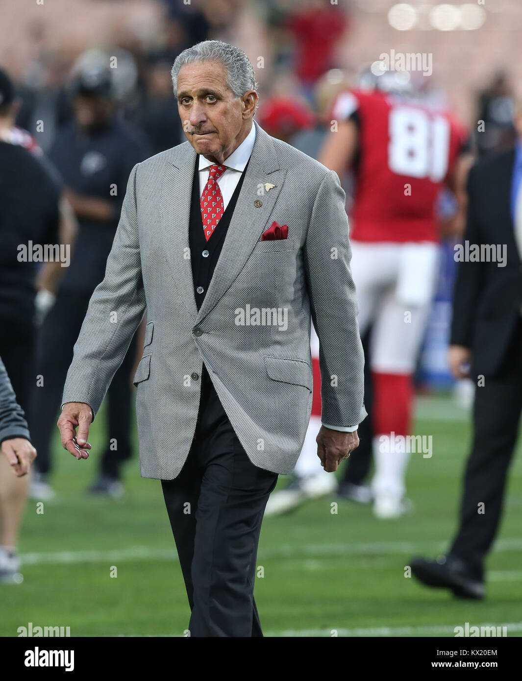 Los Angeles, CA, USA. 06th Jan, 2018. Atlanta owner Arthur Blank the ...