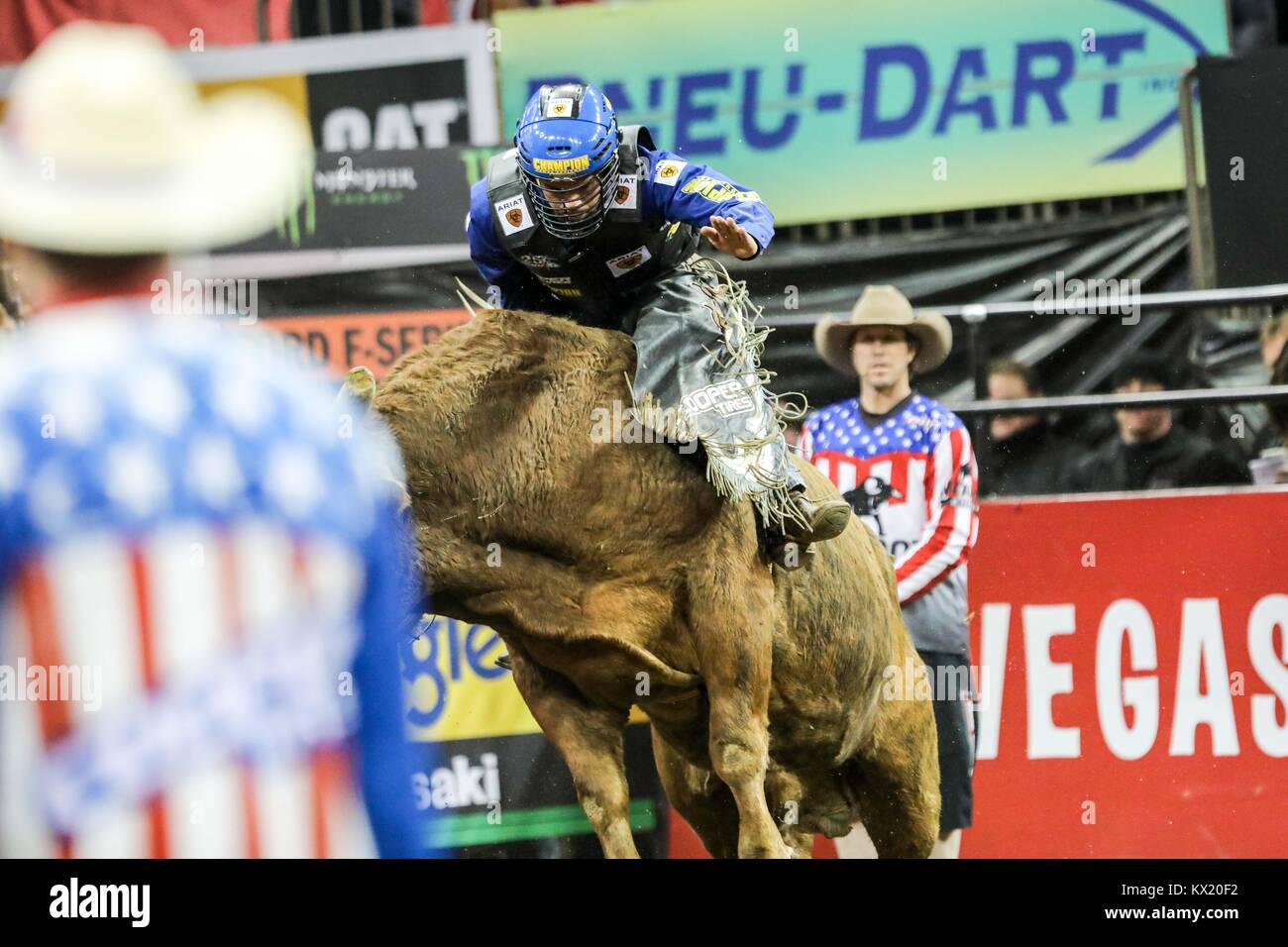 New York, USA. 06th Jan, 2018. The Brazilian PBR cowboy pawn top Kaique ...