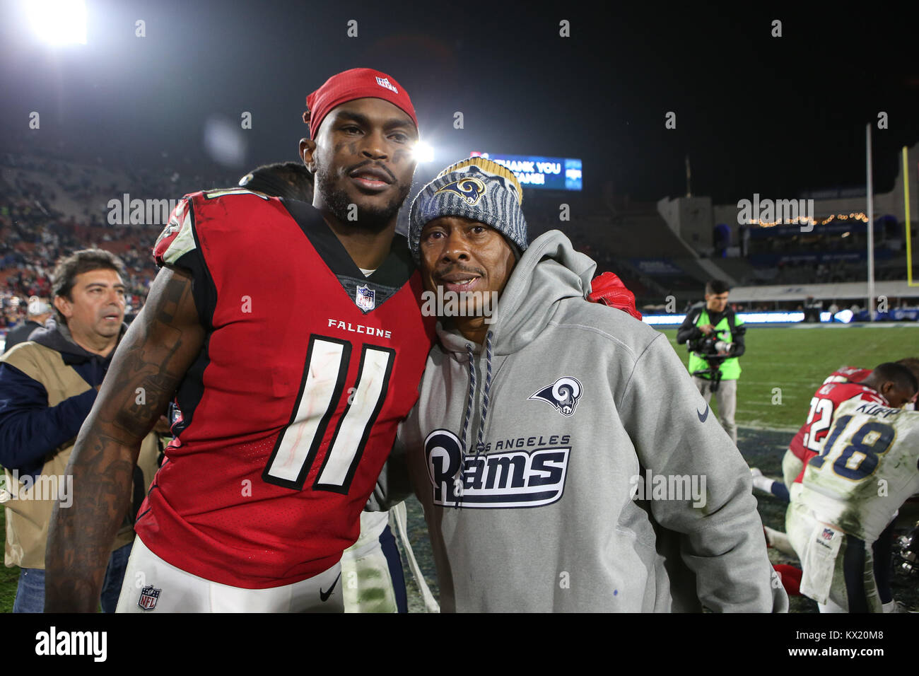 Los Angeles, CA, USA. 06th Jan, 2018. Atlanta Falcons wide receiver ...