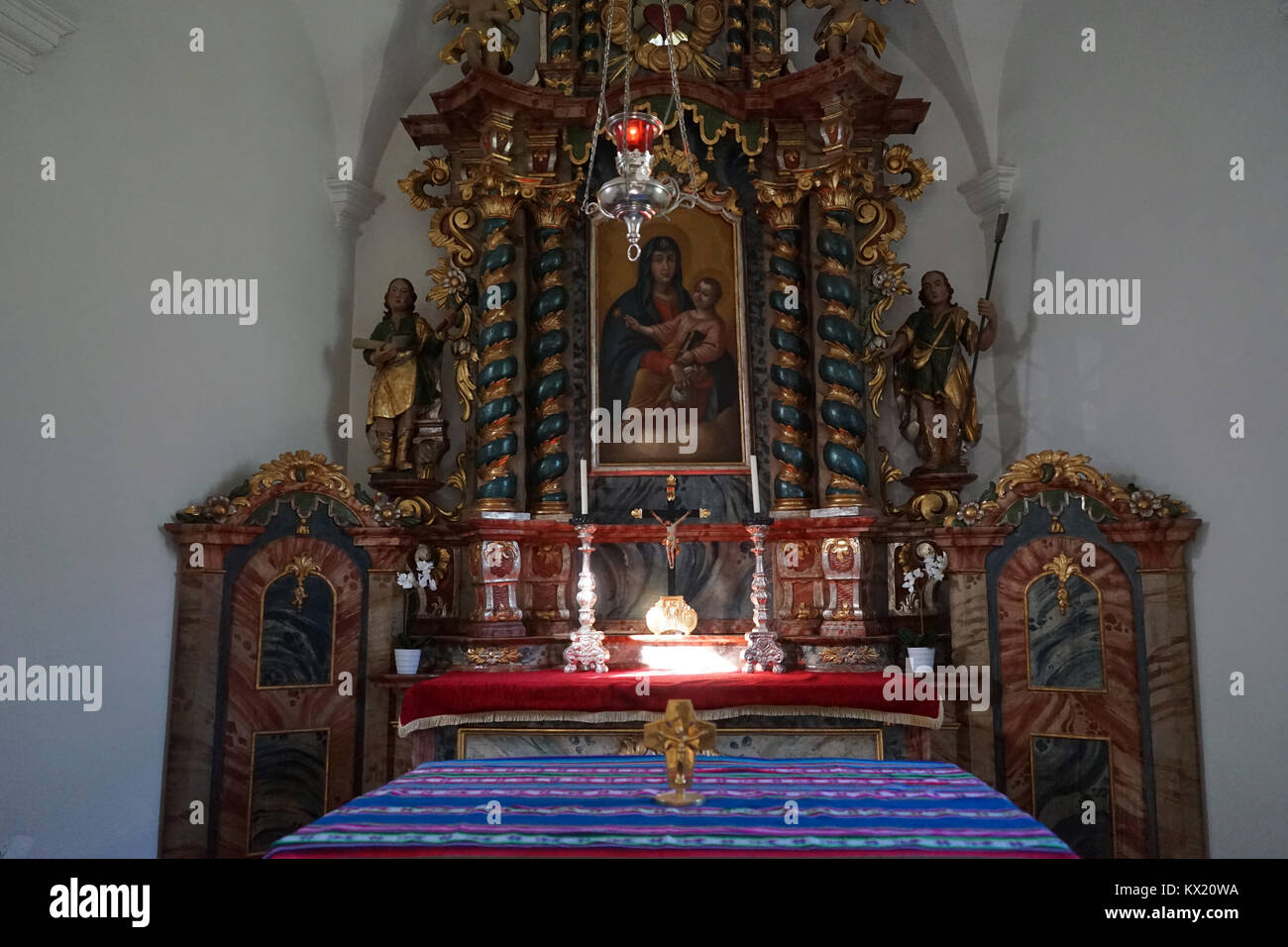 Altar in chapel hi-res stock photography and images - Alamy