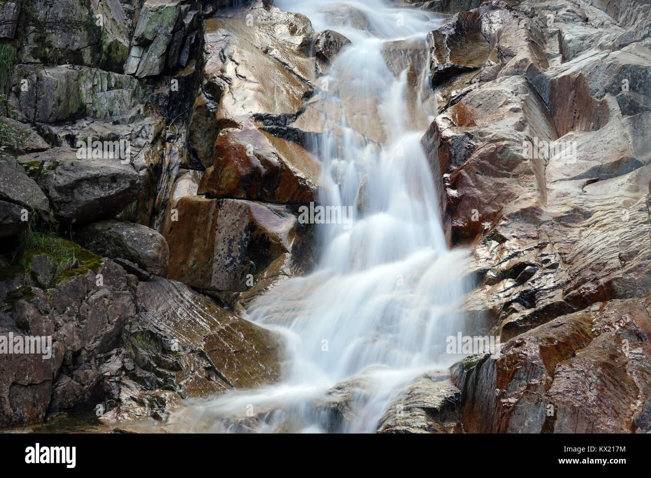 Smooth river and rocks in Switzrerland Stock Photo - Alamy