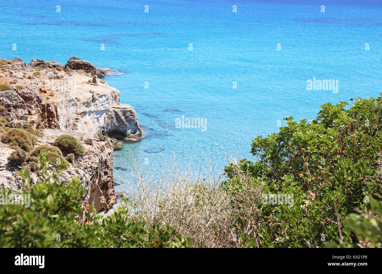 Petrified Forest beach Lakonia Peloponnese Greece Stock Photo - Alamy