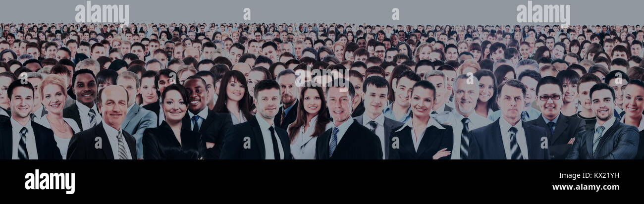 Large group of people full length isolated on white Stock Photo - Alamy