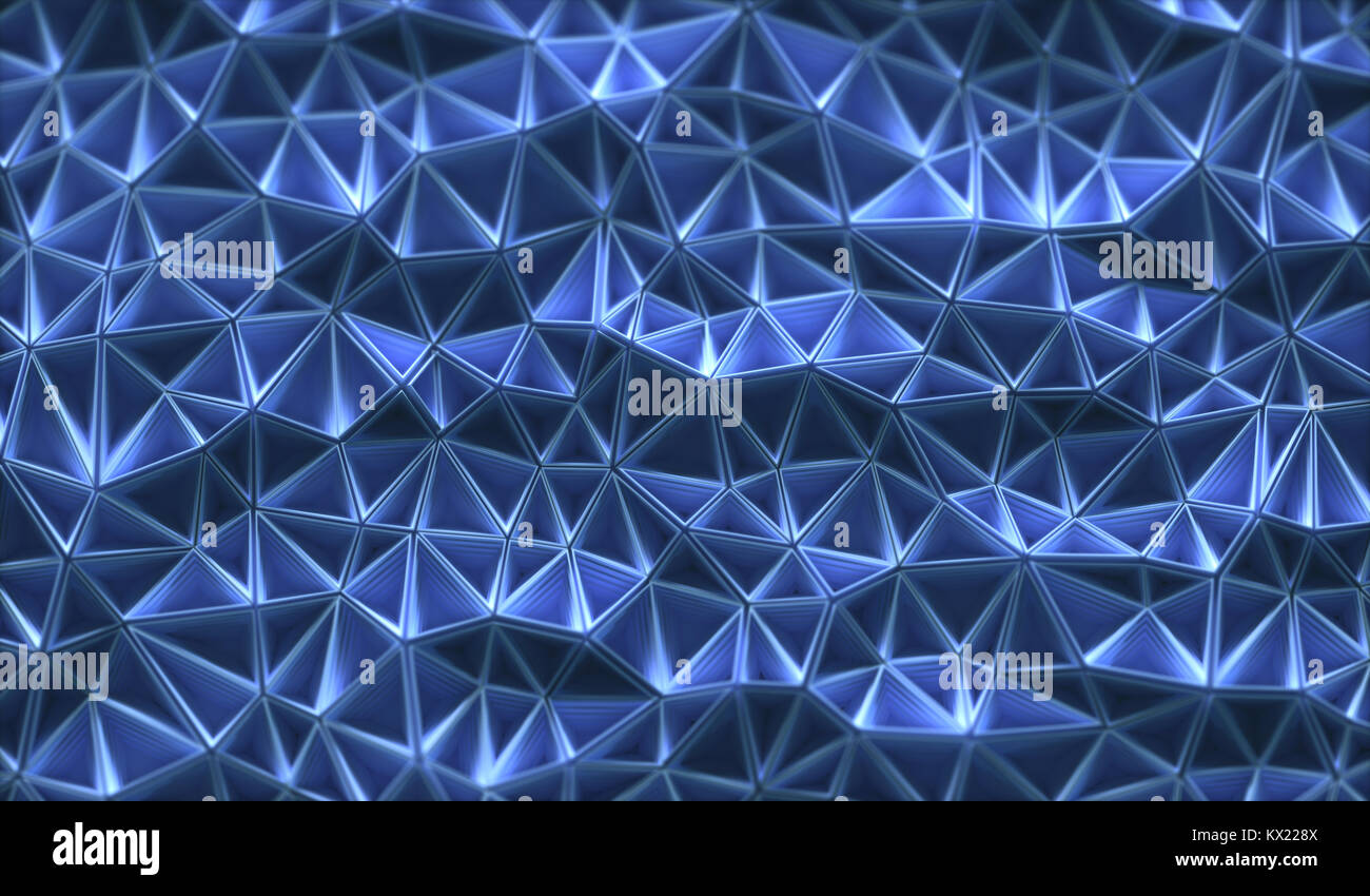 Connecting triangular shapes, illustration Stock Photo - Alamy