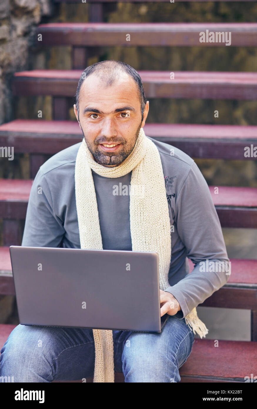 Serious and laughing face hi-res stock photography and images - Alamy