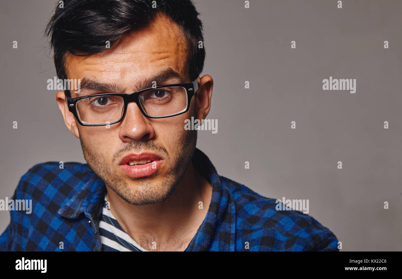 Close up beautiful young man hi-res stock photography and images - Alamy