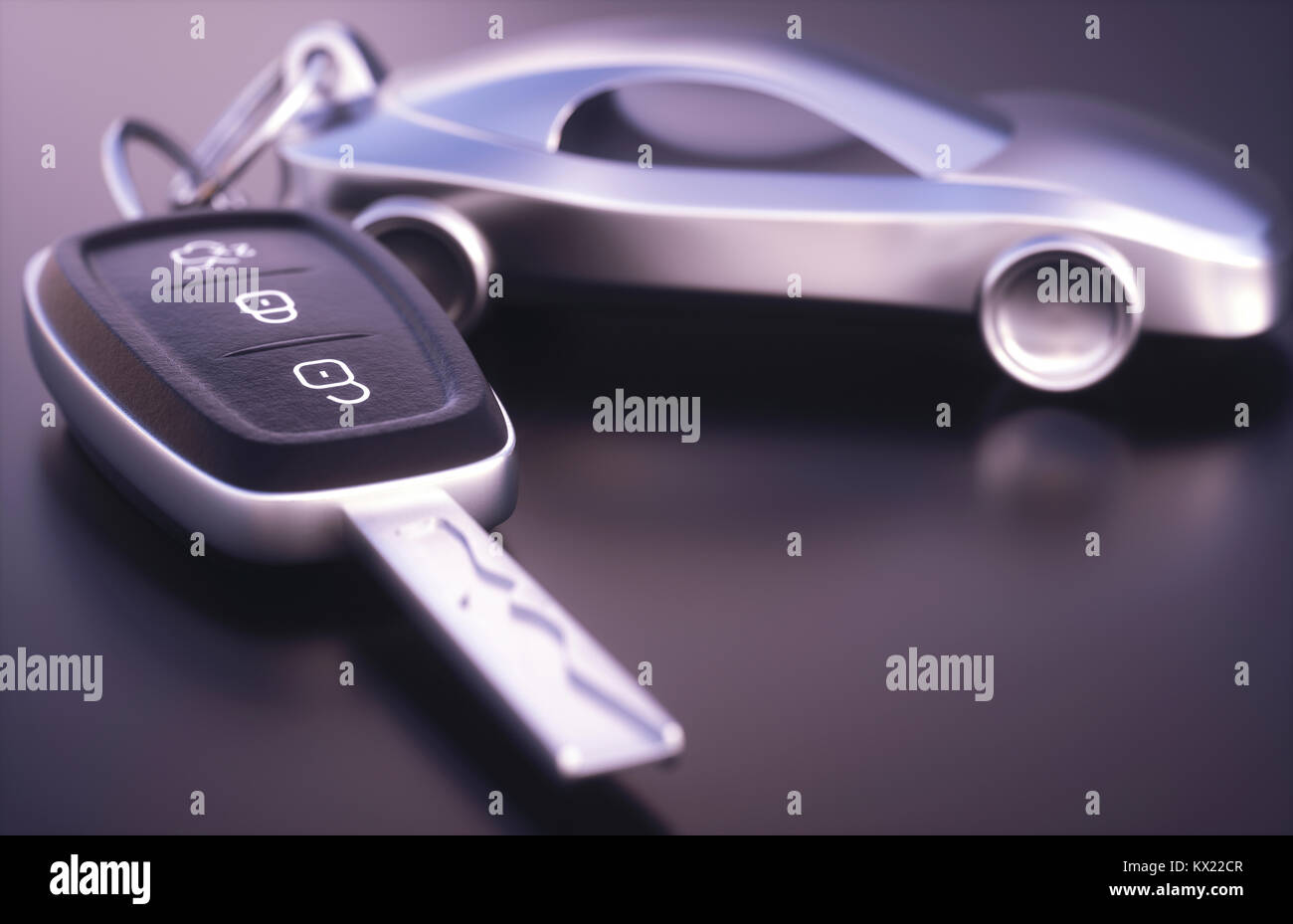 Car key and key fob, illustration Stock Photo - Alamy