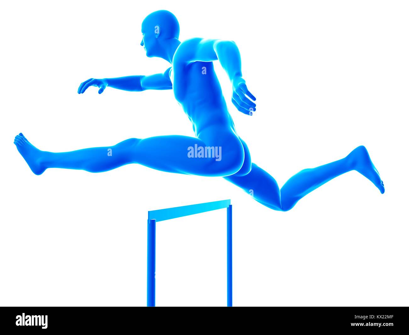 Hurdling athletics hi-res stock photography and images - Alamy