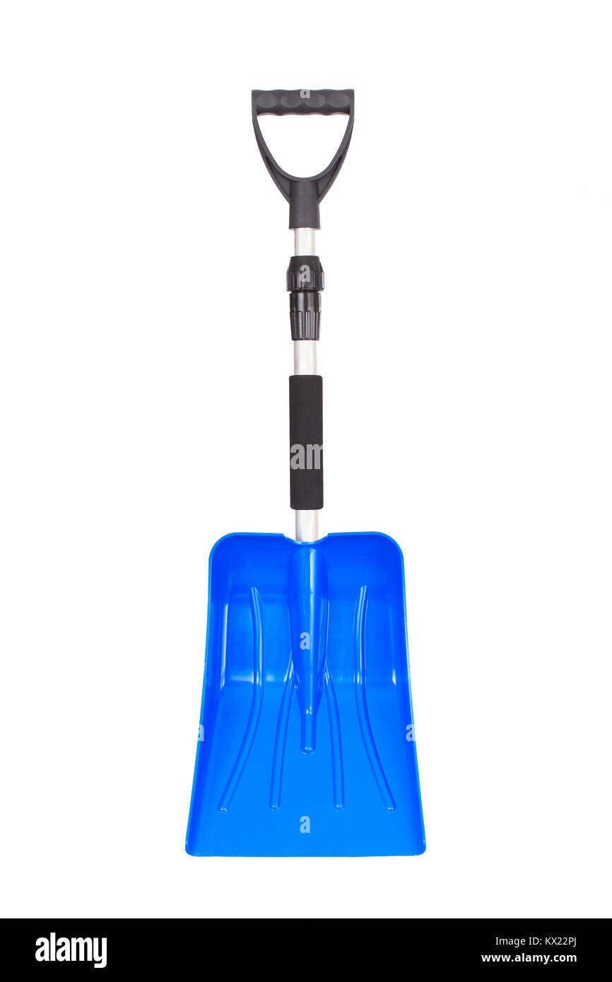 Blue snow shovel hi-res stock photography and images - Alamy
