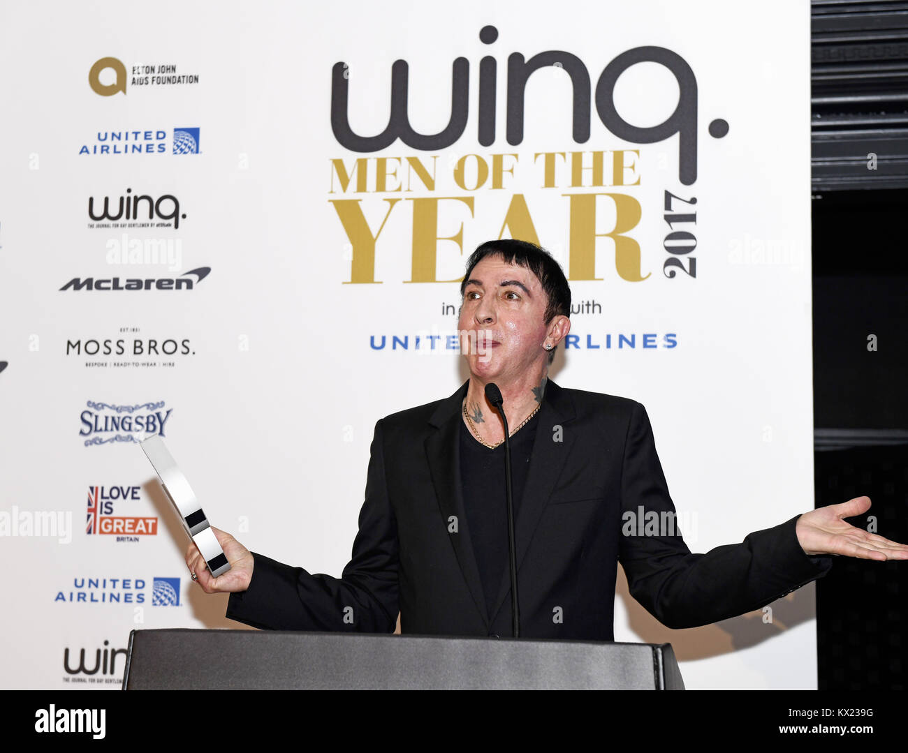 Winq Magazine Awards Featuring: Marc Almond Where: London, United ...