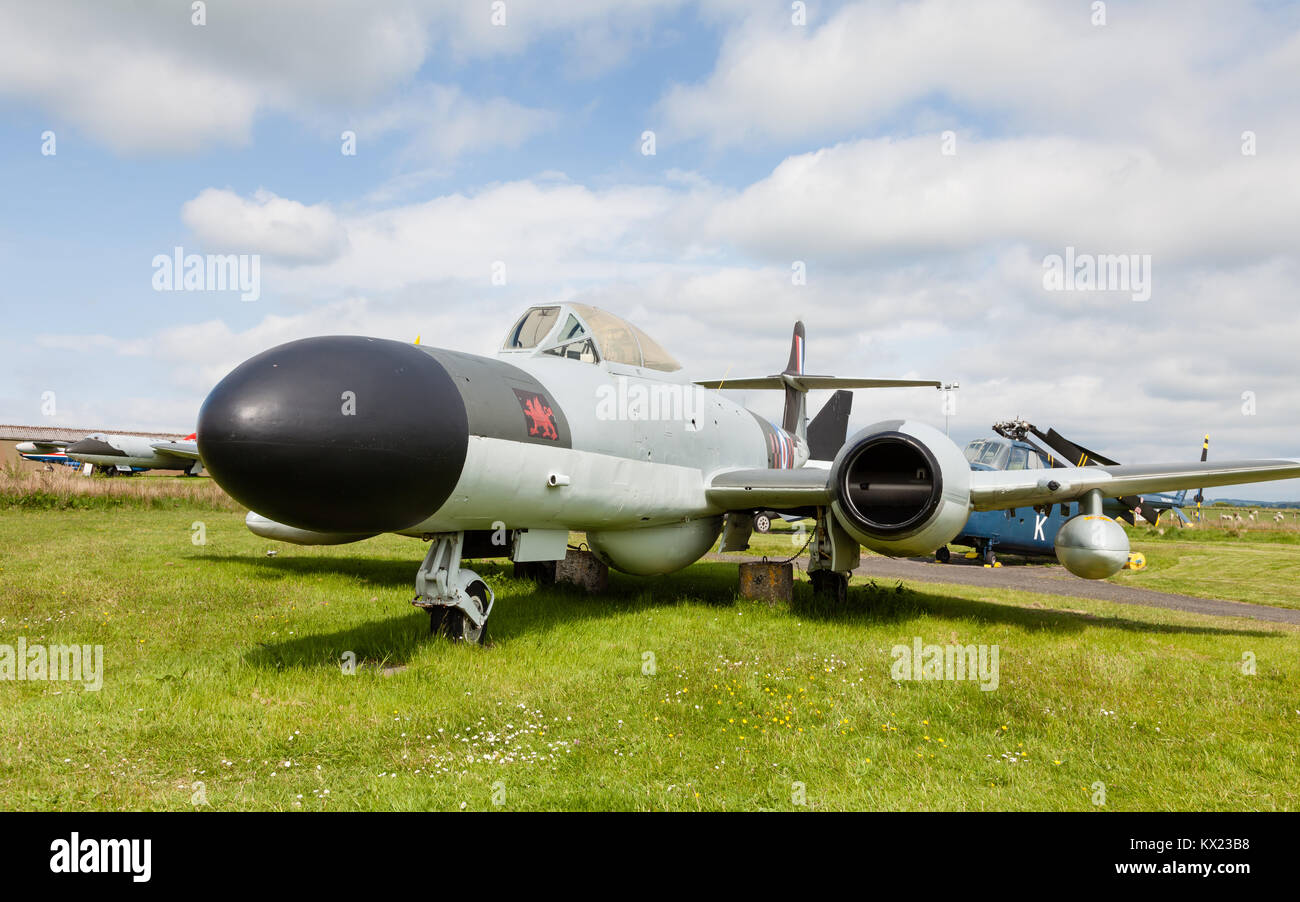 Armstrong Whitworth Meteor NF14 WS832 pictured at Solway Aviation ...