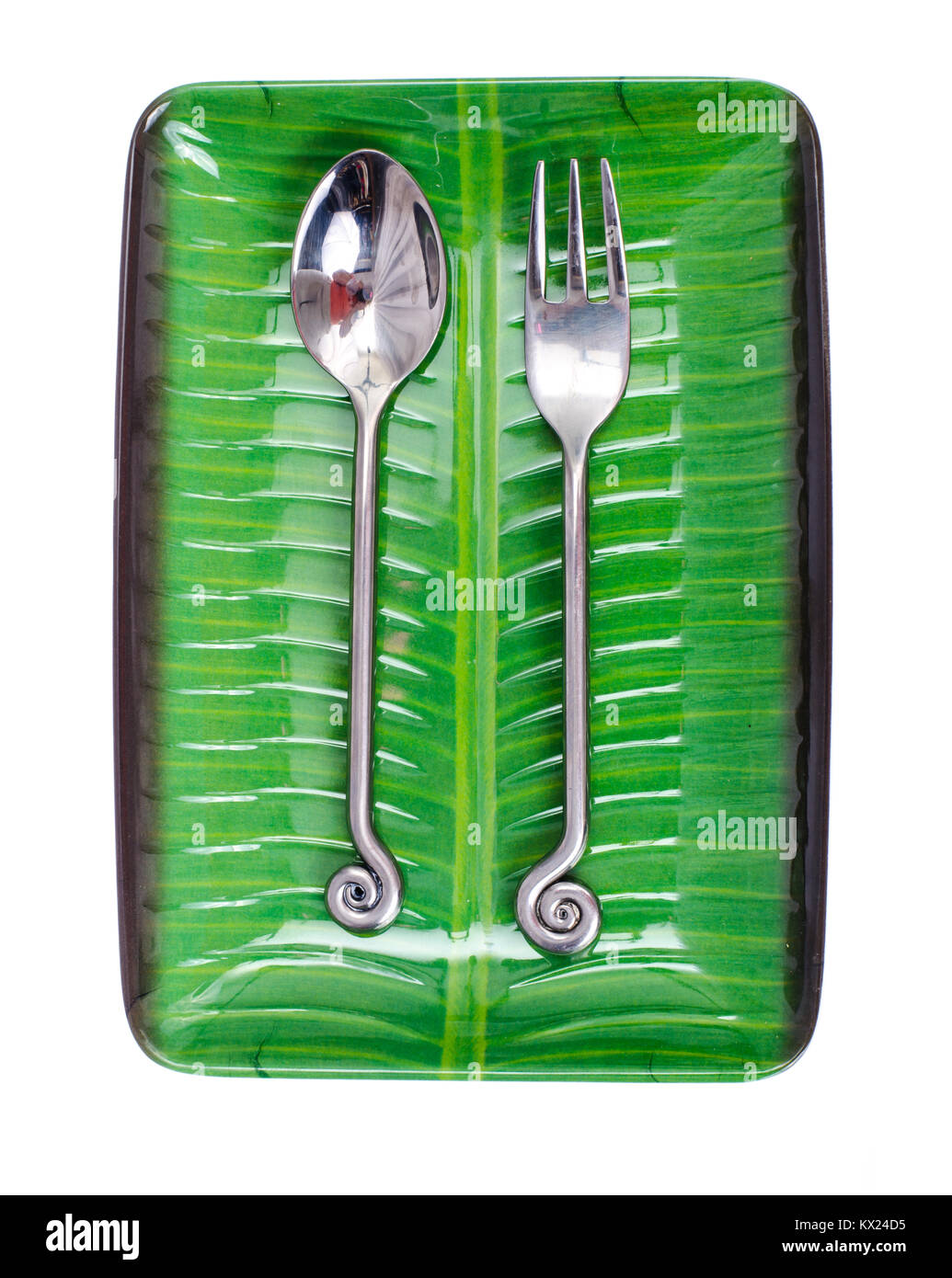 Rectangular ceramic dish isolated Cut Out Stock Images & Pictures - Alamy