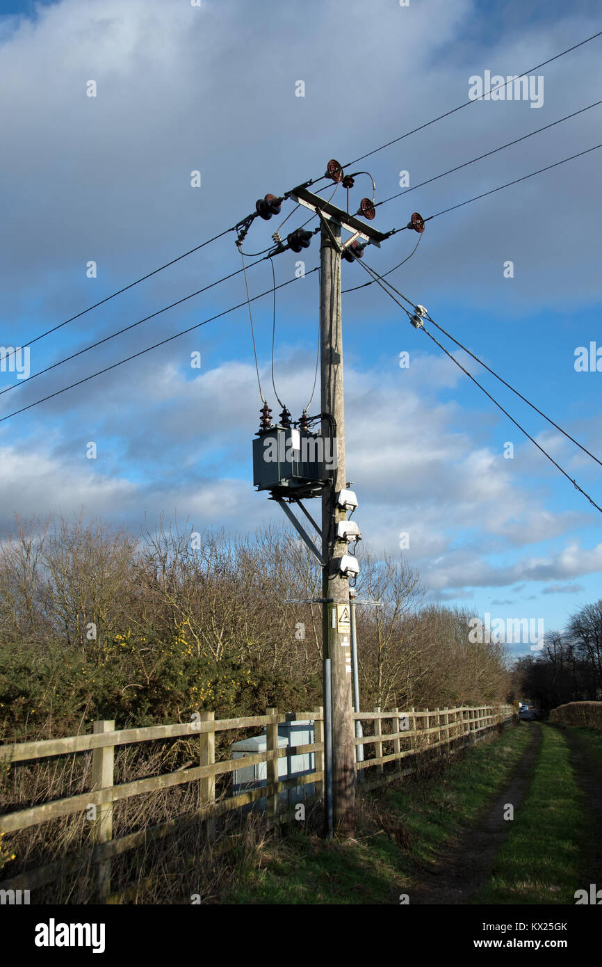 Electrical supplies for M25 motorway Stock Photo - Alamy