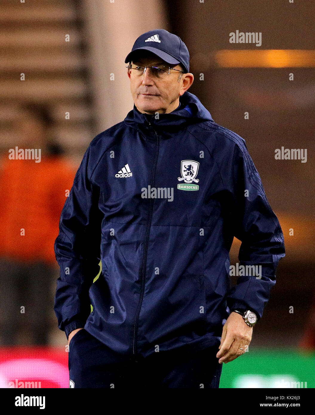 Middlesbrough manager Tony Pulis Stock Photo - Alamy