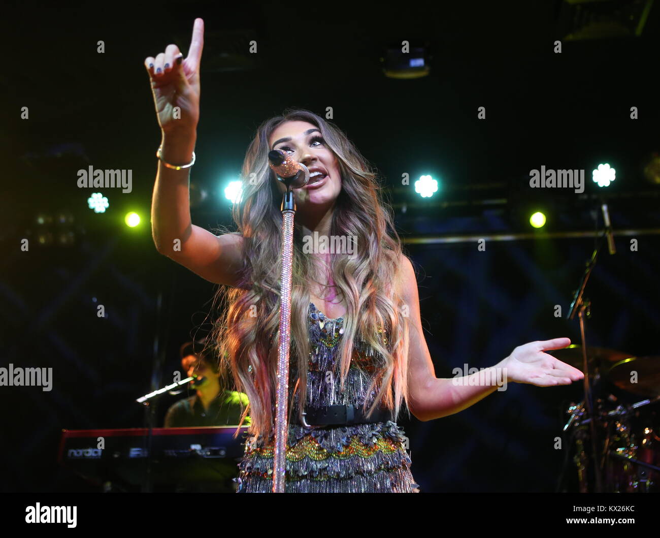 Megan McKenna performing live at Scala London Featuring: Megan McKenna ...