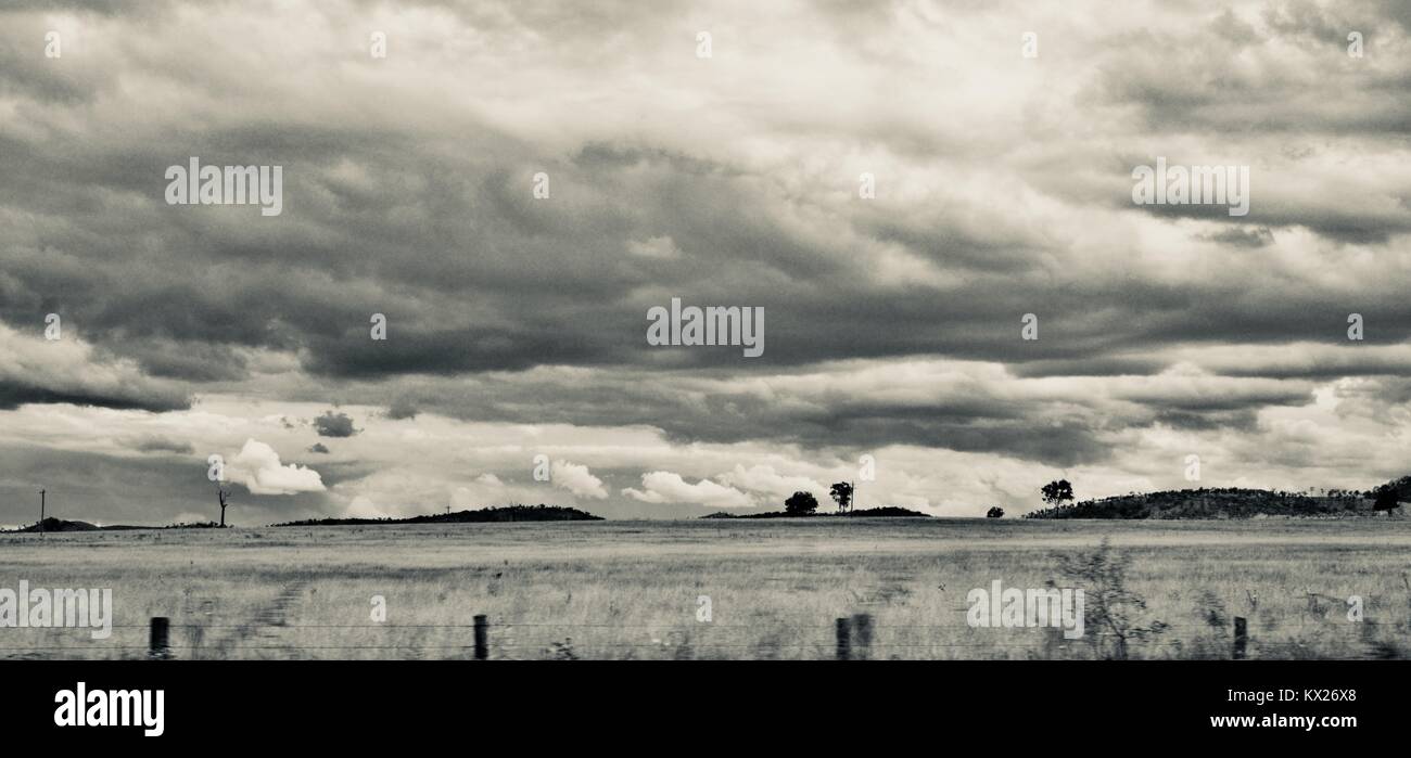 Dramatic black and white images of Australia, december, Queensland ...