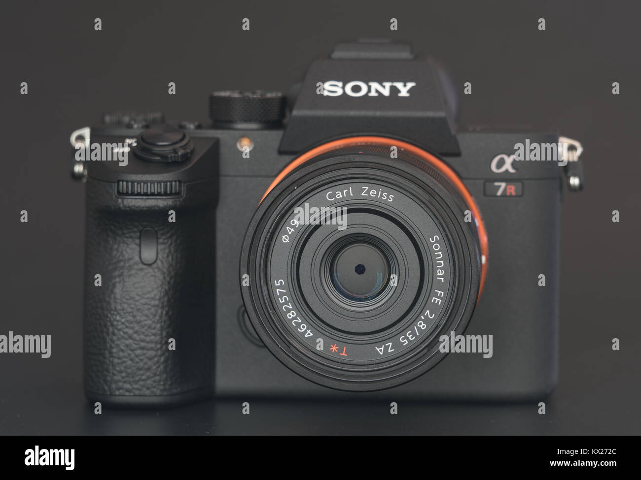 BERLIN, GERMANY - January 02, 2018: Sony a7R II Alpha Mirrorless Fast ...