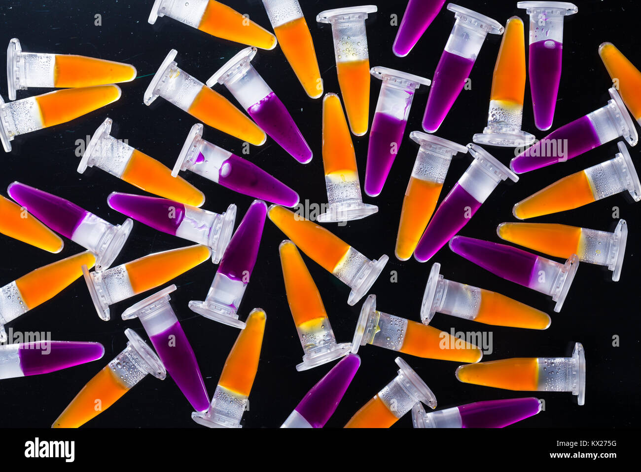 Background of the PCR tubes PCR Tubes on black background Stock Photo ...