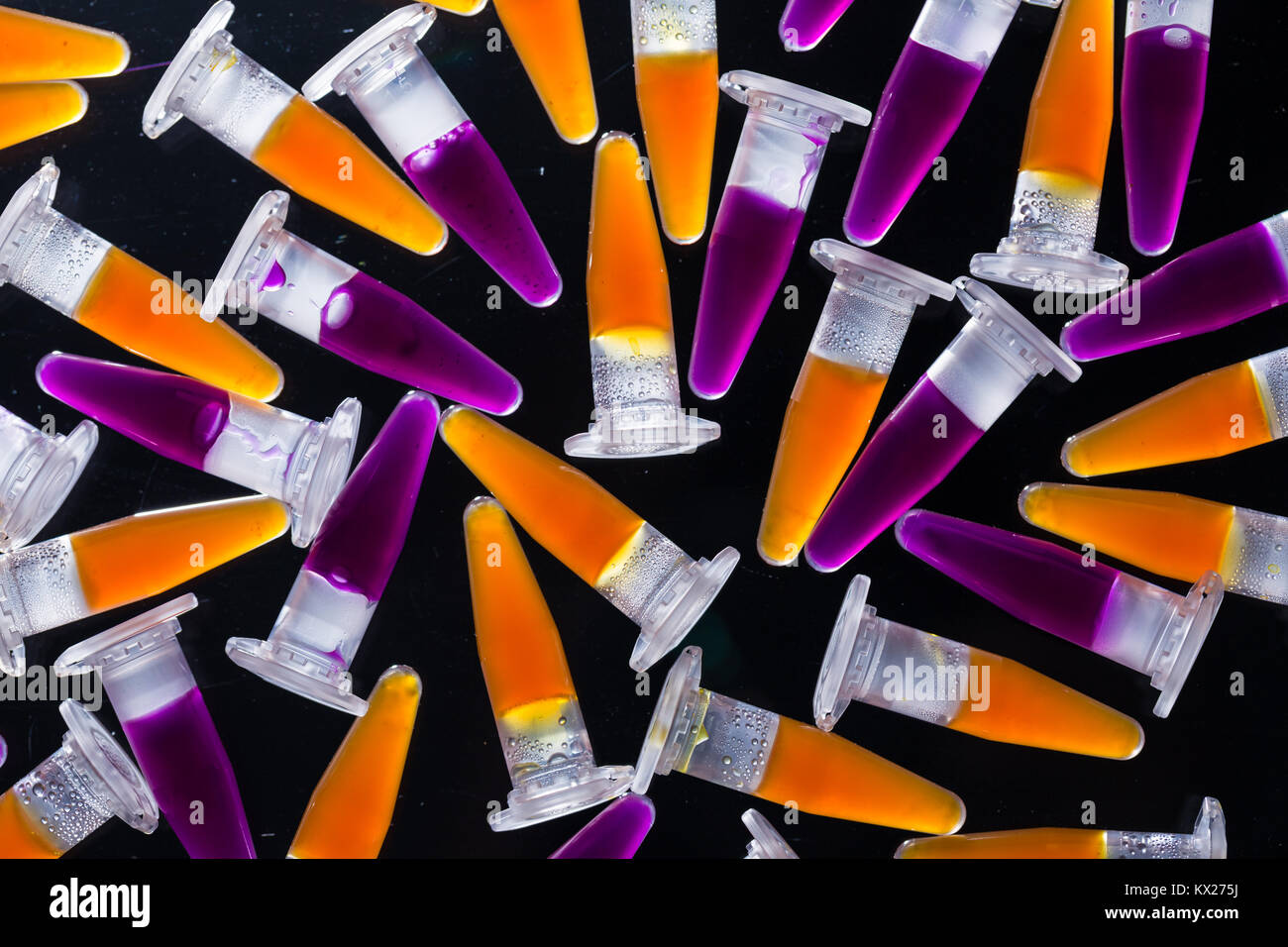 Background of the PCR tubes PCR Tubes on black background Stock Photo ...