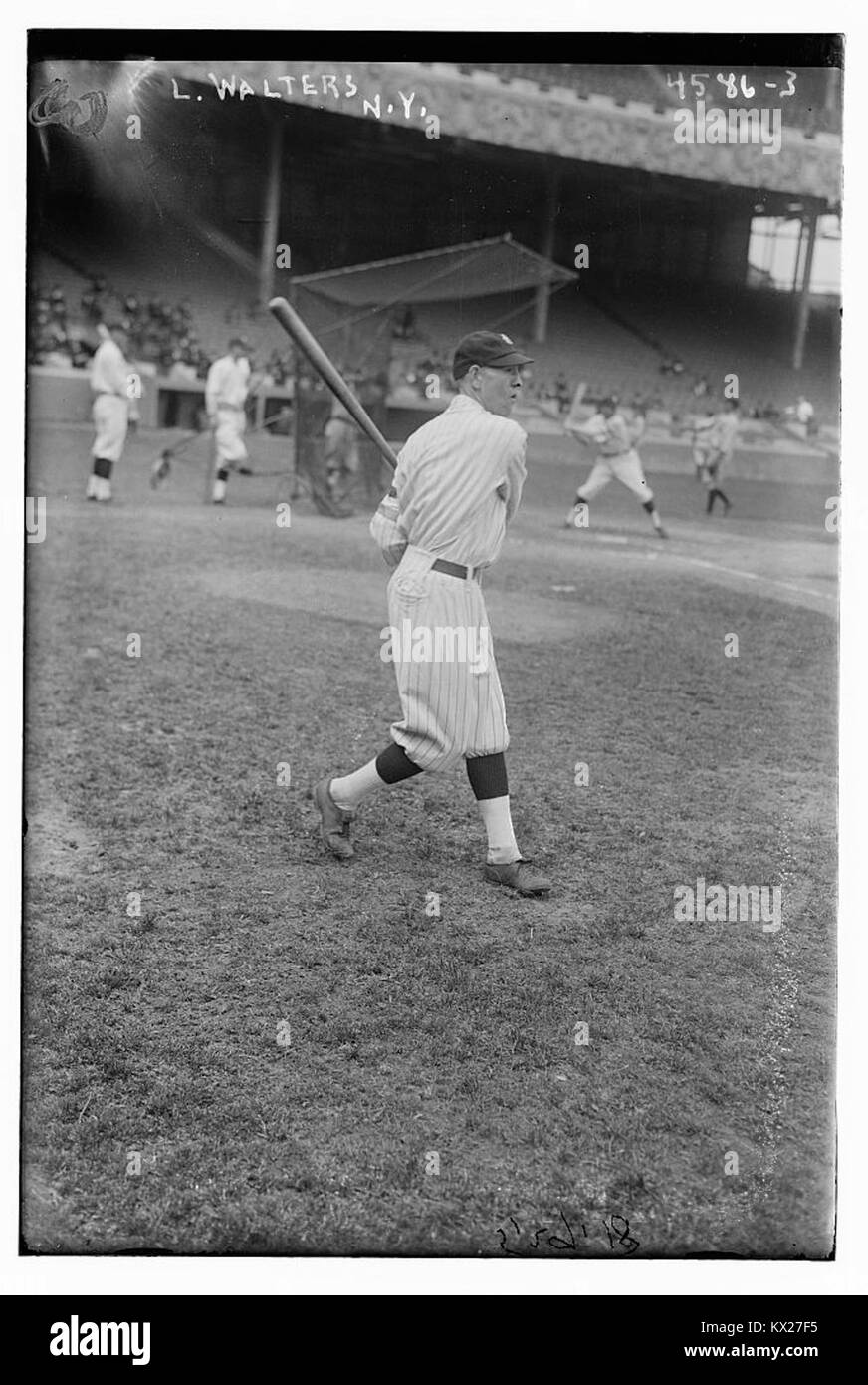 This image depicts Alfred 'Roxy' Walters, a baseball player from New ...