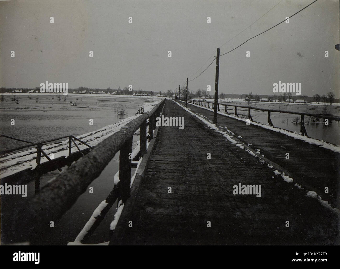 This image depicts the great flood of Styr, which occurred during the ...