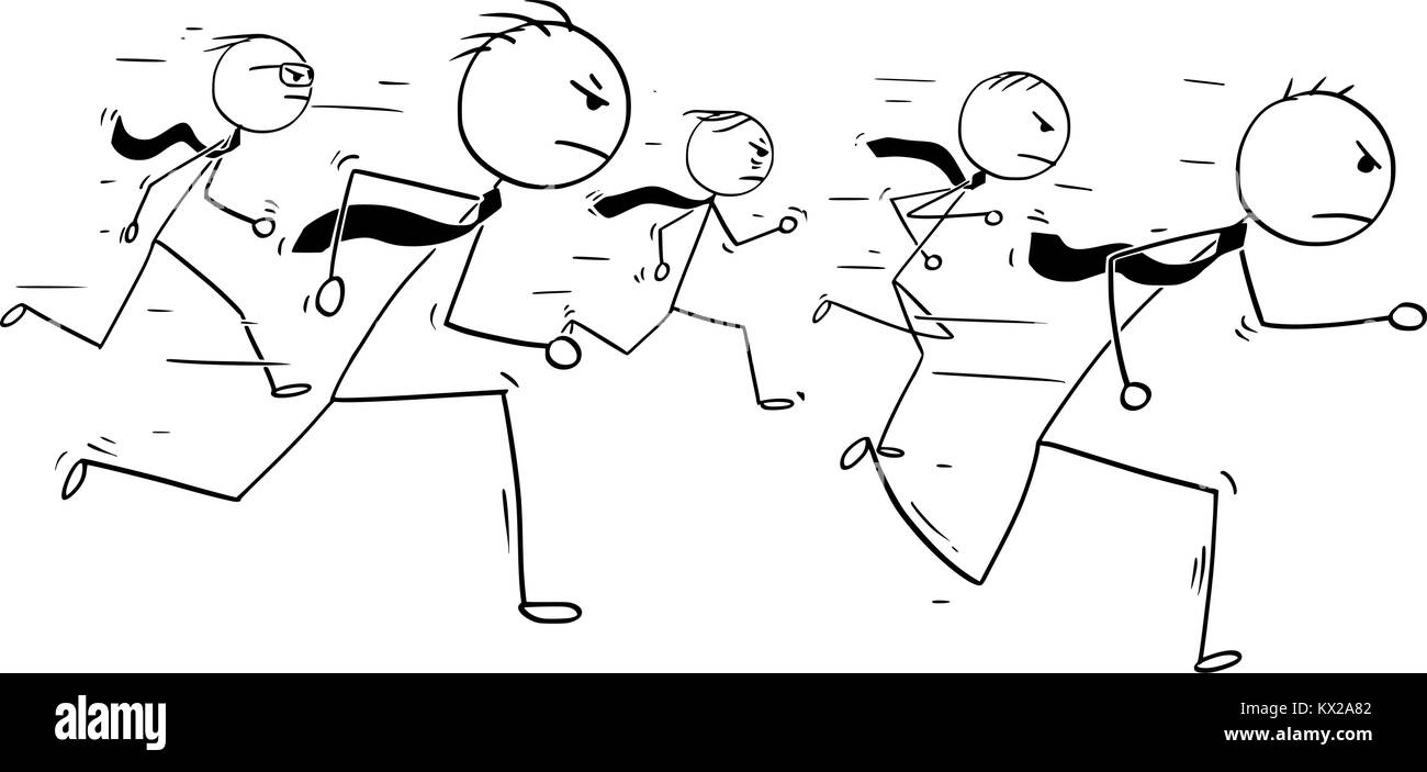 Business Stick People Drawings