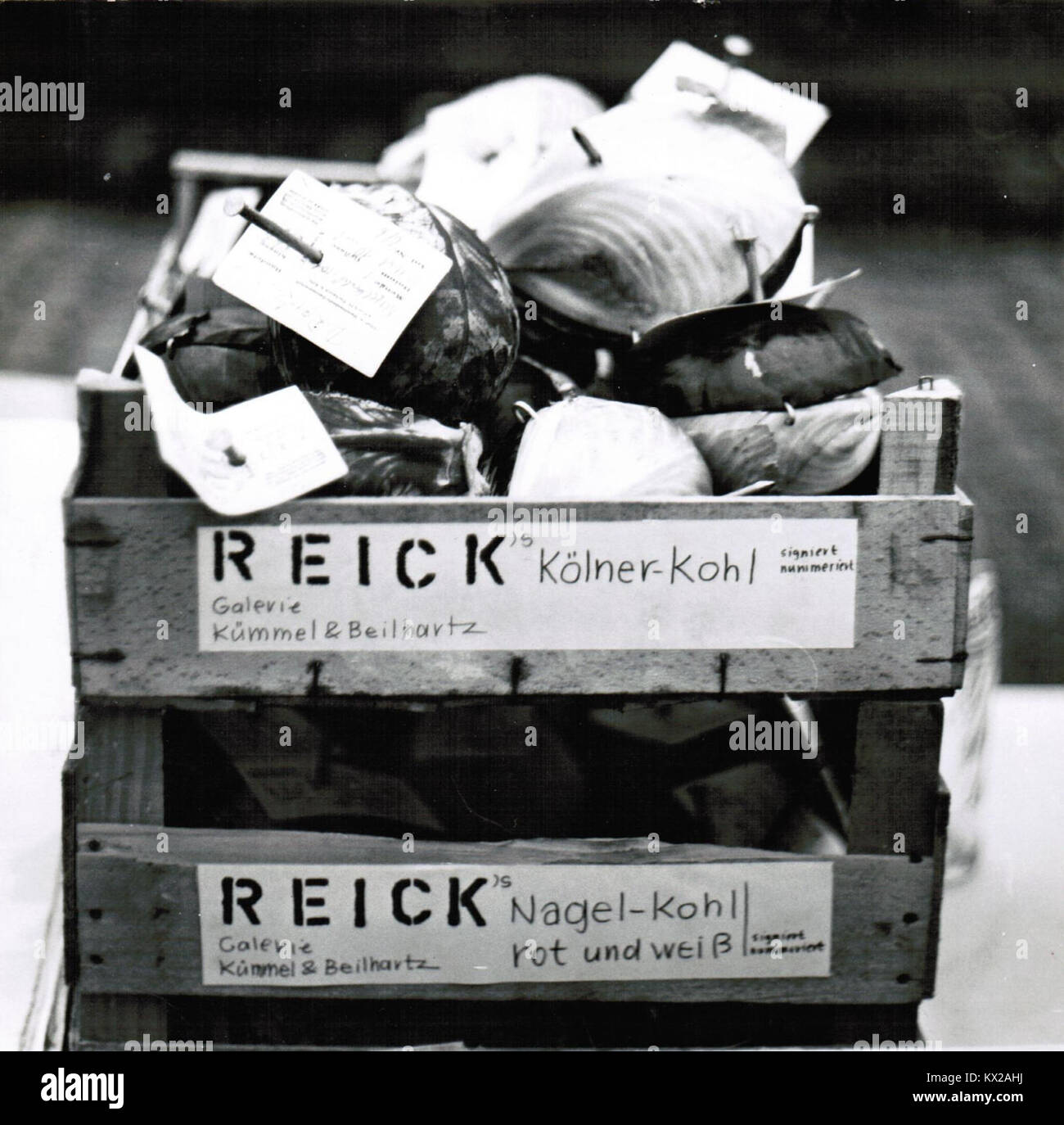 A work by Dieter Reick featuring 'Kölner Kohl,' reflecting the cultural ...