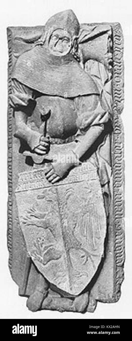 The tomb of Diethelm von Toggenburg, a historical figure who died in ...