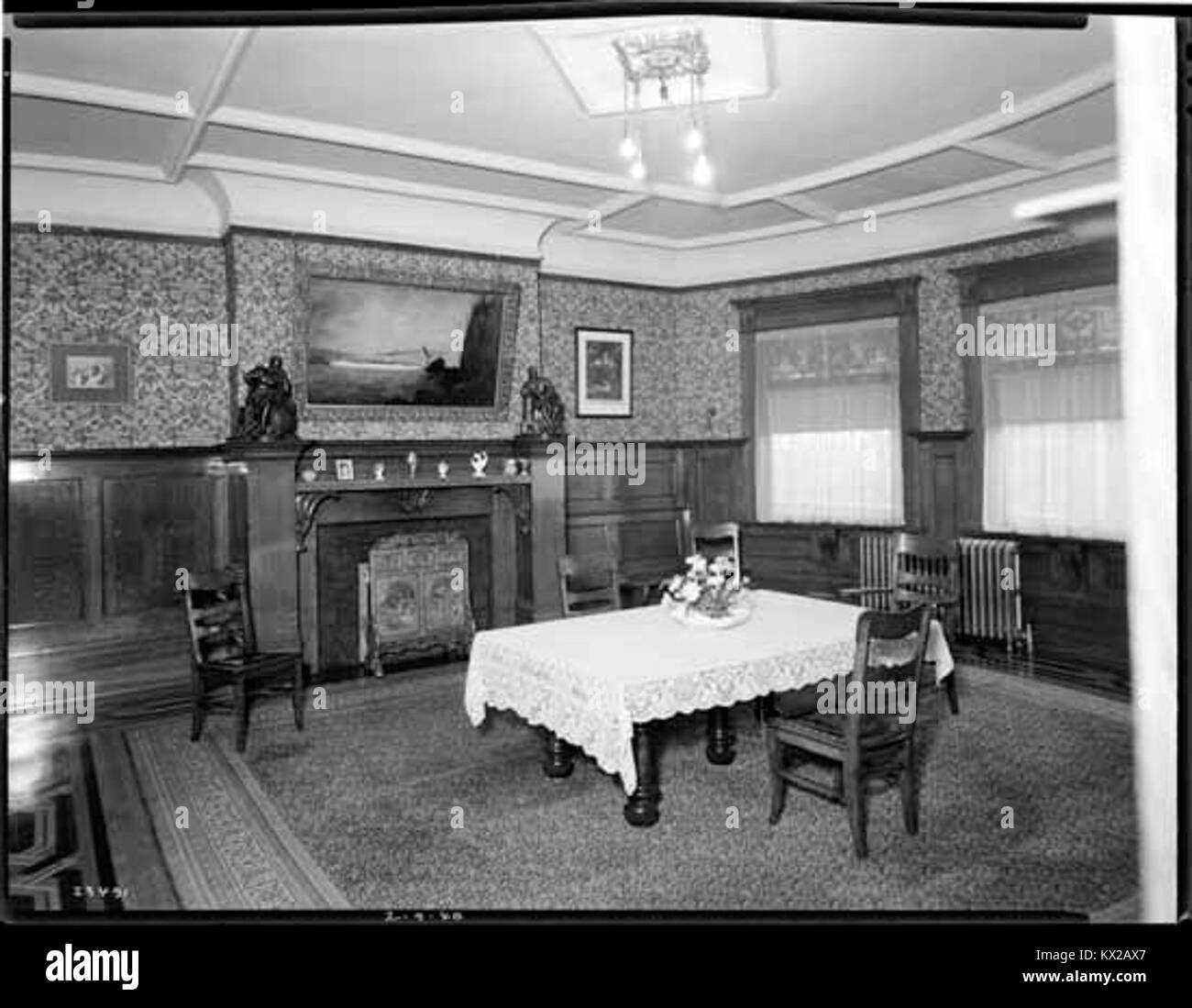 Fireplace material Black and White Stock Photos & Images - Alamy