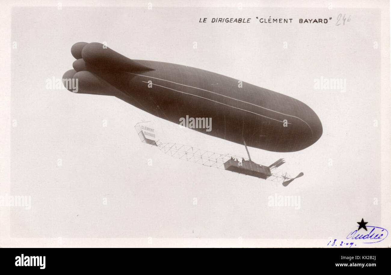 Dirigeable Clément Bayard n°1 Stock Photo - Alamy