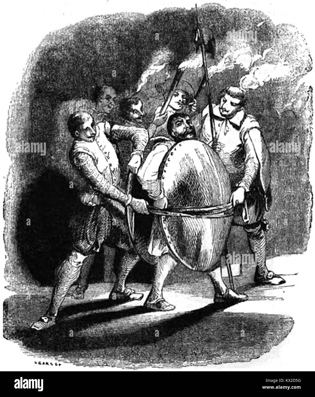 Don Chisciotte (Gamba-Ambrosoli) Vol.2 (page 487 crop Stock Photo - Alamy