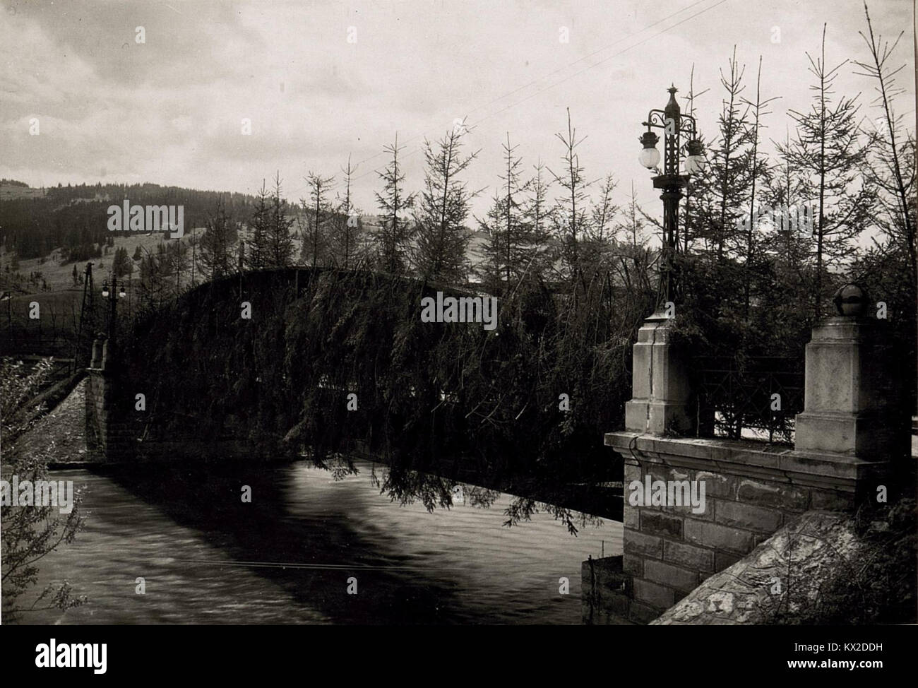 The image depicts the Dorna Watra masked bridge, documenting bridge ...
