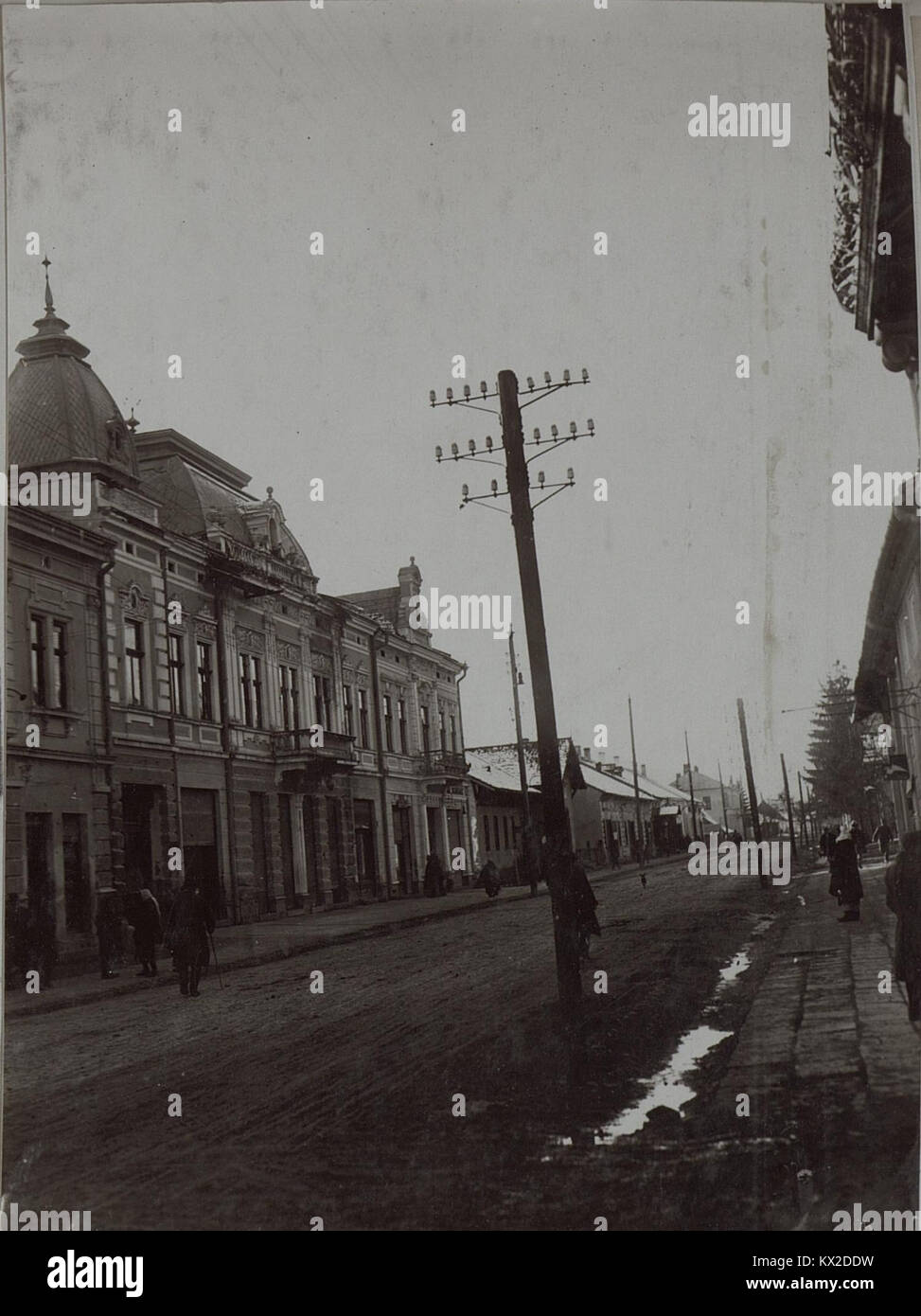 Dorna Watra (Rumänien), Hauptstrasse Kommando Herberstein, Obst v ...