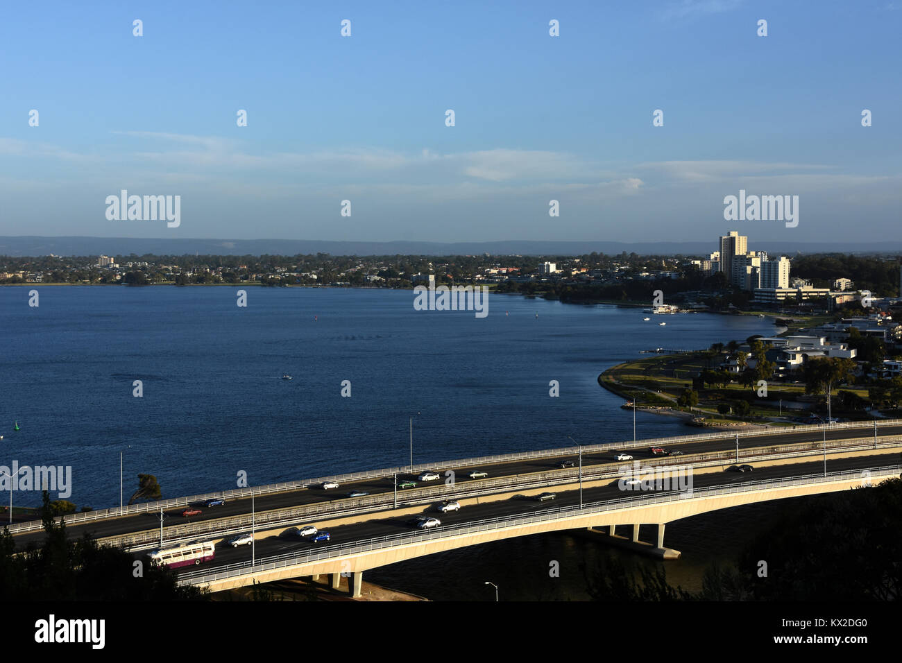 South Perth as seen from the Kings park high viewpoint Stock Photo - Alamy