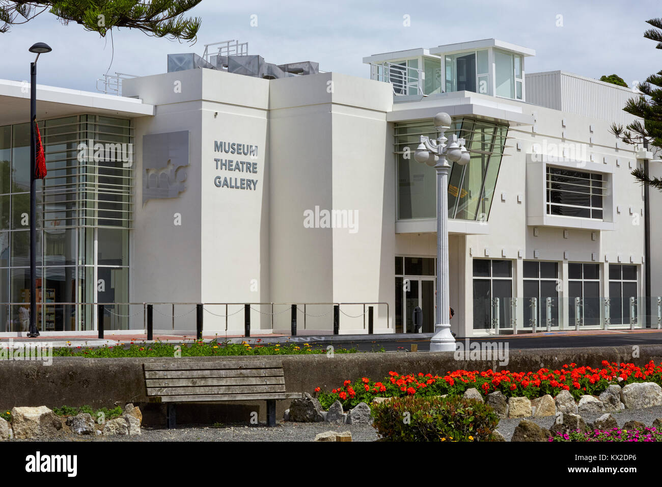 Museum Theatre Gallery, Napier, New Zealand Stock Photo - Alamy