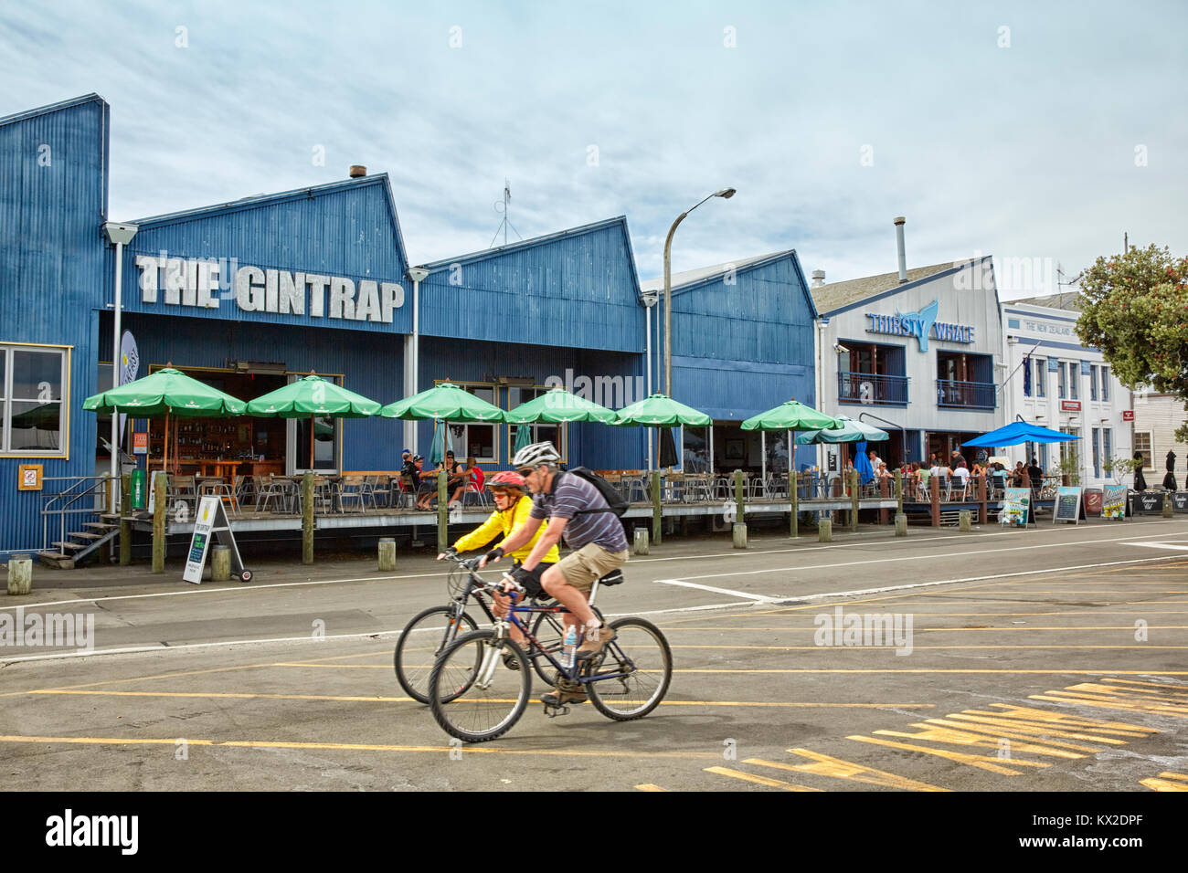 The Gintrap Restaurant and Bar, West Quay, Napier, New Zealand Stock ...
