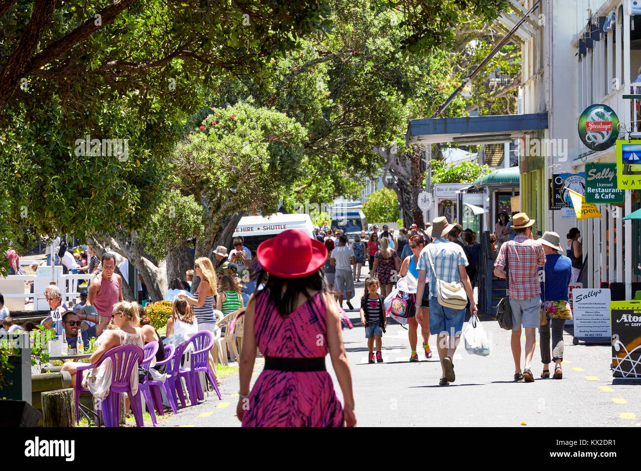 The Strand, Russell, North Island, New Zealand Stock Photo - Alamy