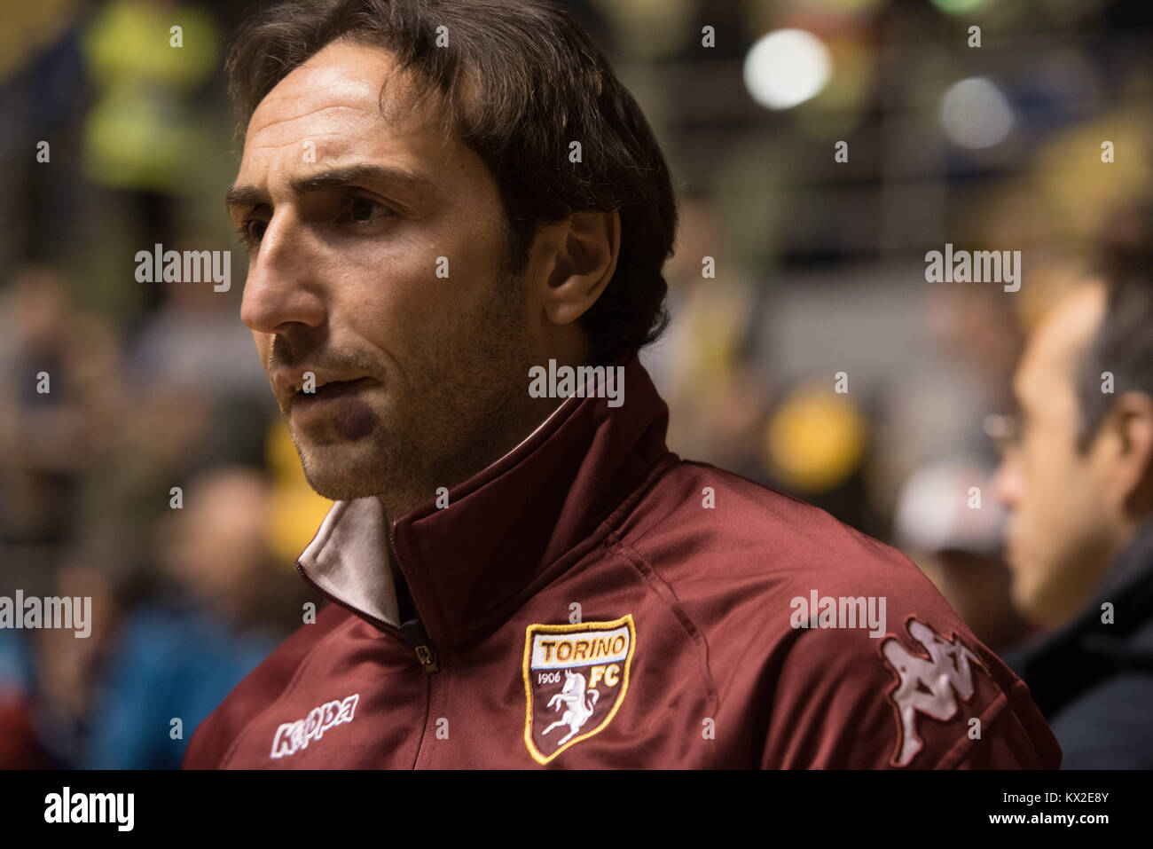 The footballer of Torino FC Emiliano Moretti during the Eurocup ...
