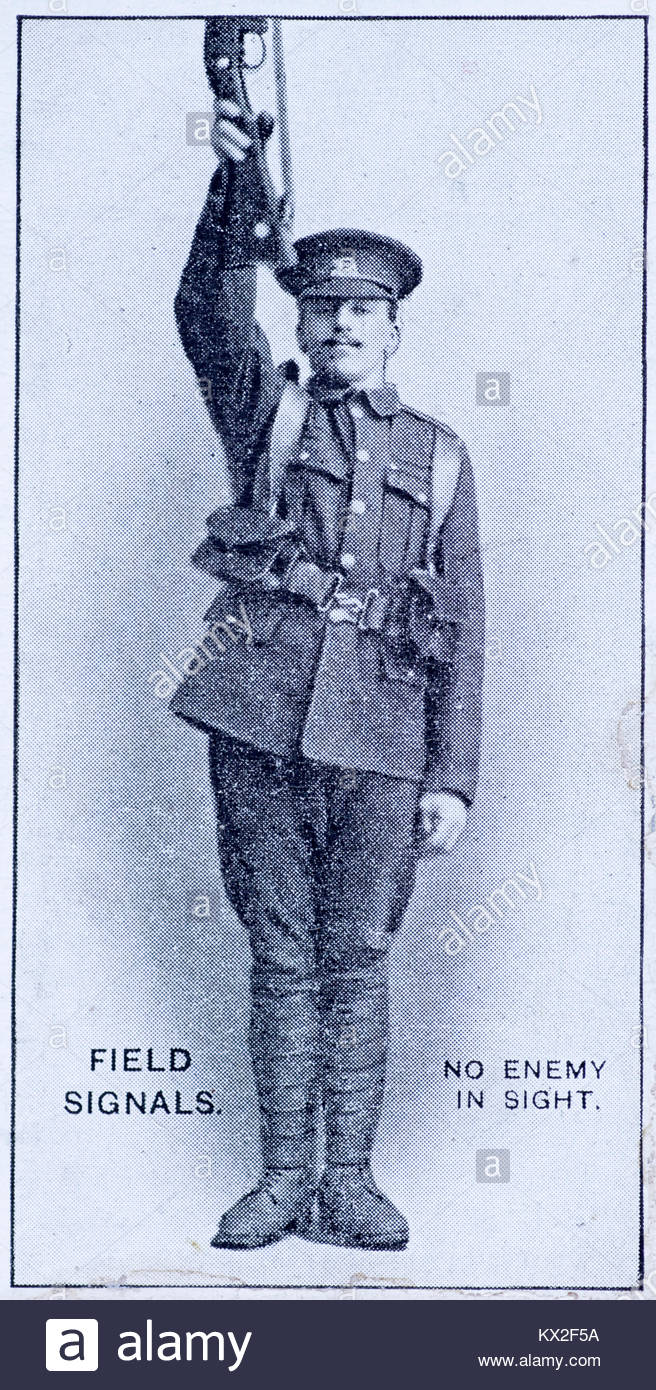 Field Signals - No enemy in sight Stock Photo - Alamy