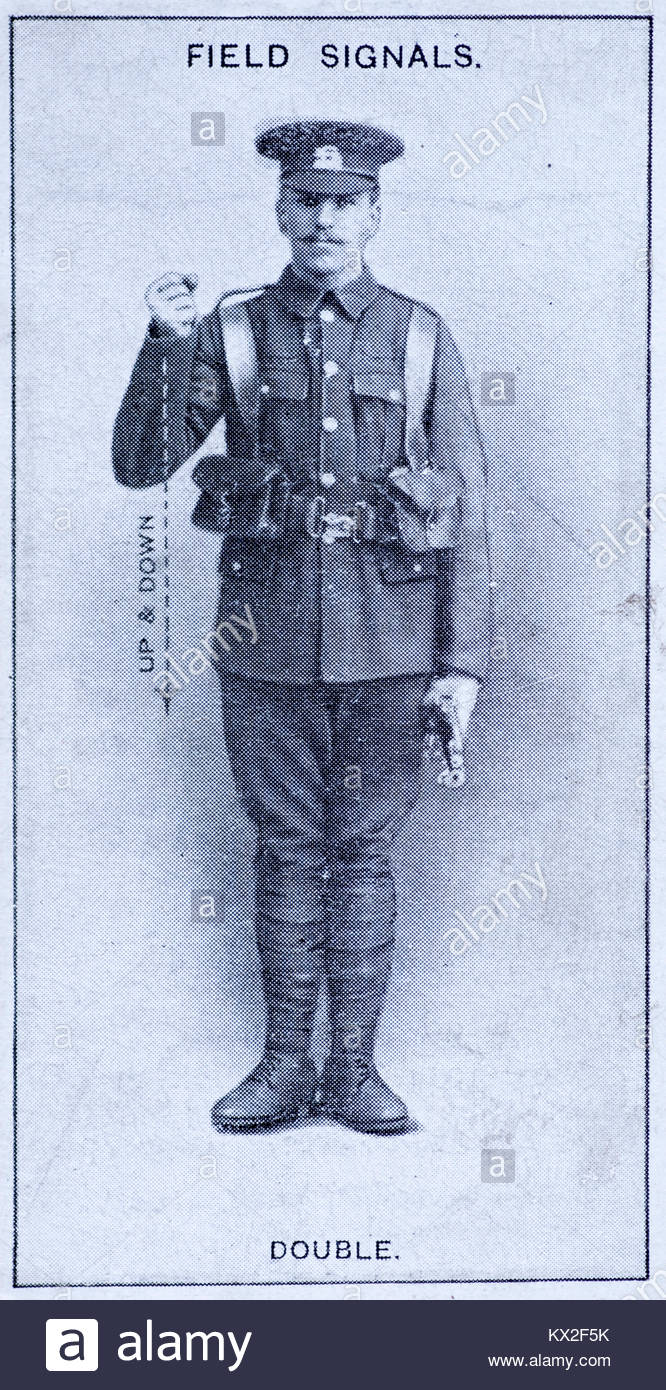 Field Signals - Double - up and down Stock Photo - Alamy