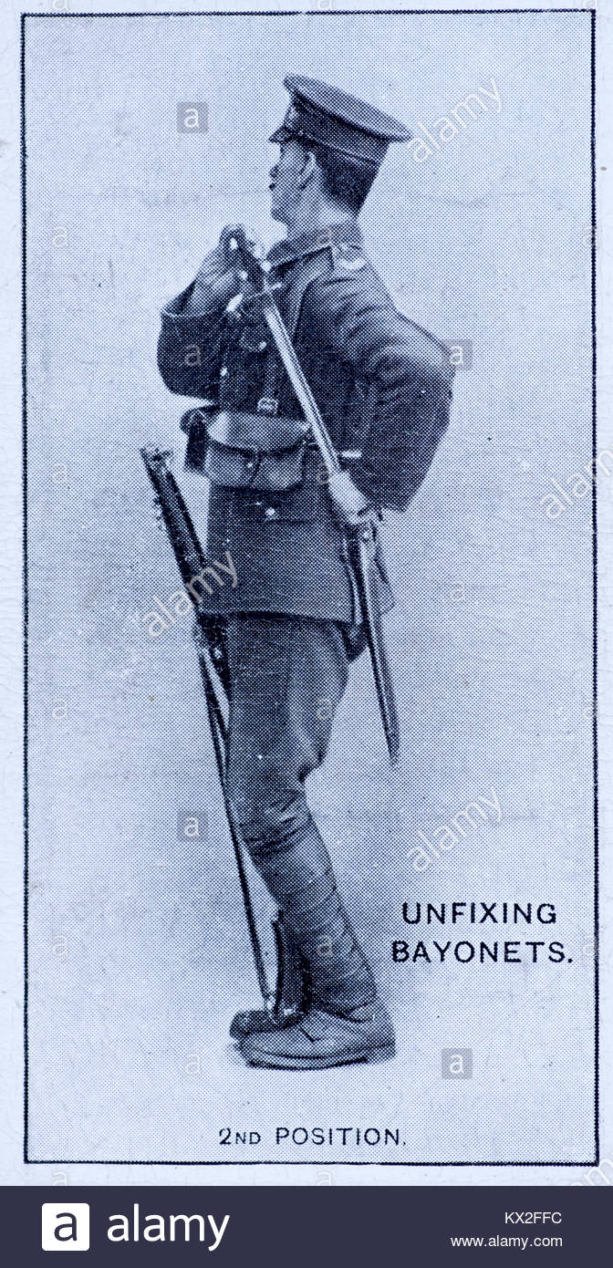 Field Signals - Unfixing bayonets - 2nd position Stock Photo - Alamy