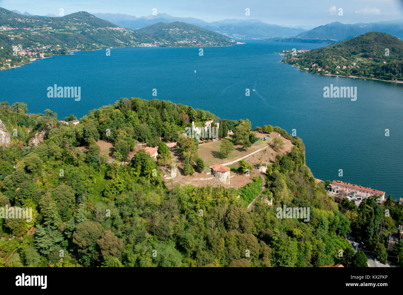 Italy Piedmont Arona la rocca Stock Photo - Alamy